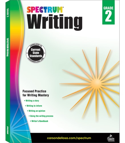 Spectrum Writing Workbook Grade 2, Ages 7 to 8, Second Grade Writing ...