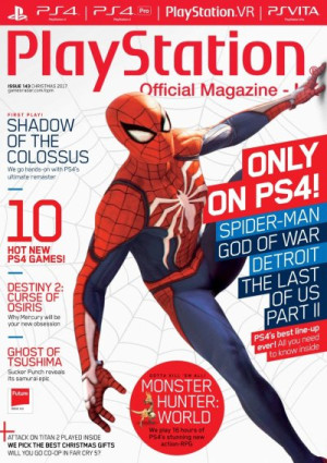 Playstation Official Magazine UK #143: Only on PS4! Spider-Man,God of ...