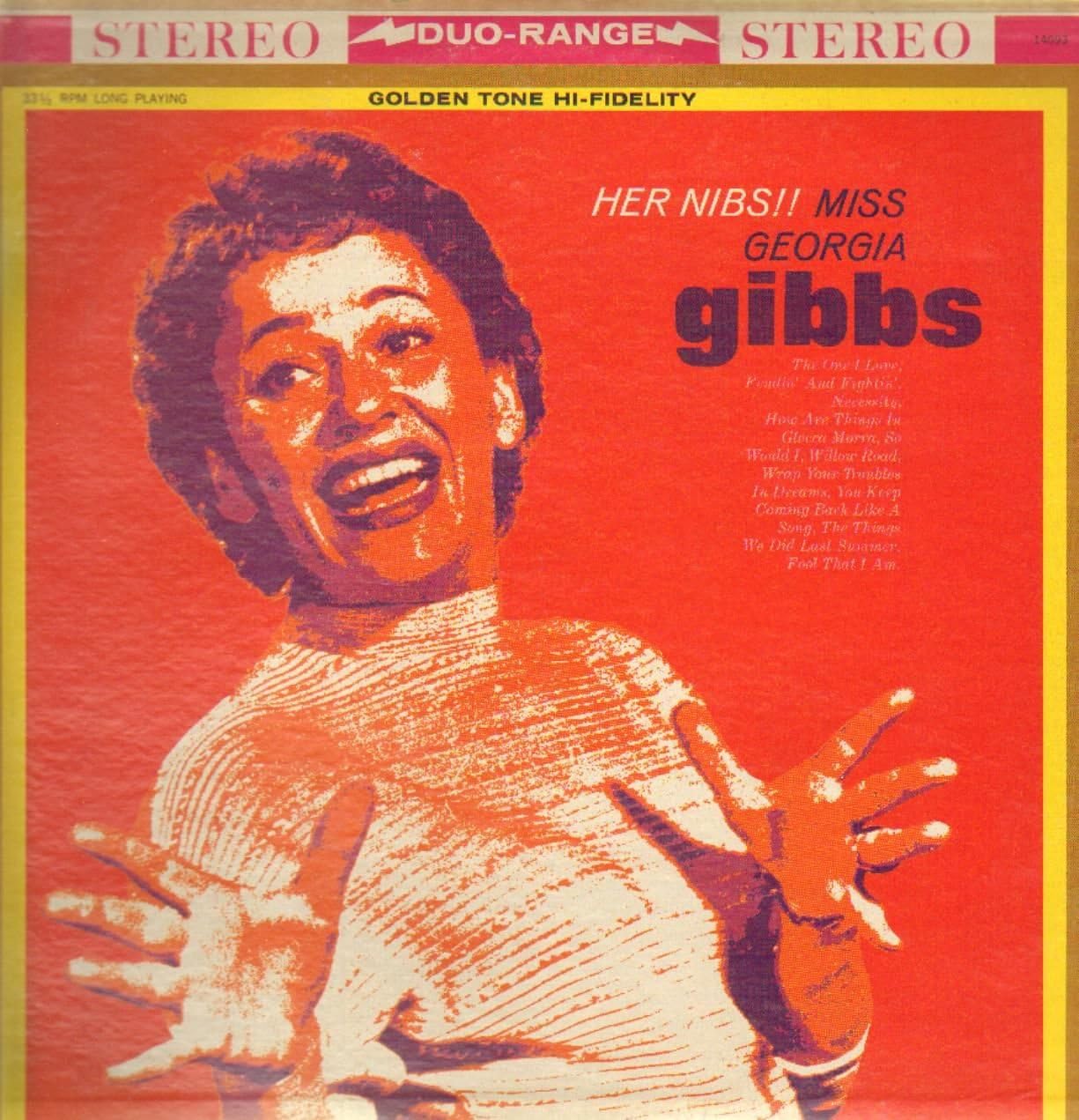 1960s Her Nibs… Miss Georgia Gibbs Record – Disco de Vinil LP