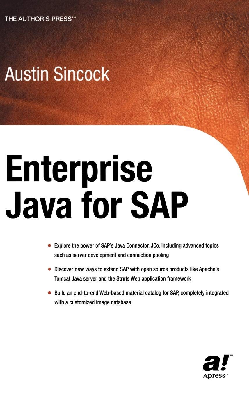Enterprise Java for SAP - Austin Sincock - Touché Livros